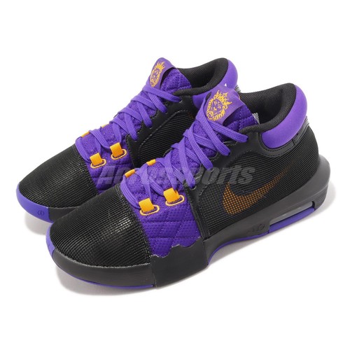 Nike Lebron Witness VIII 8 EP James Lakers Black Men Basketball Shoes ...