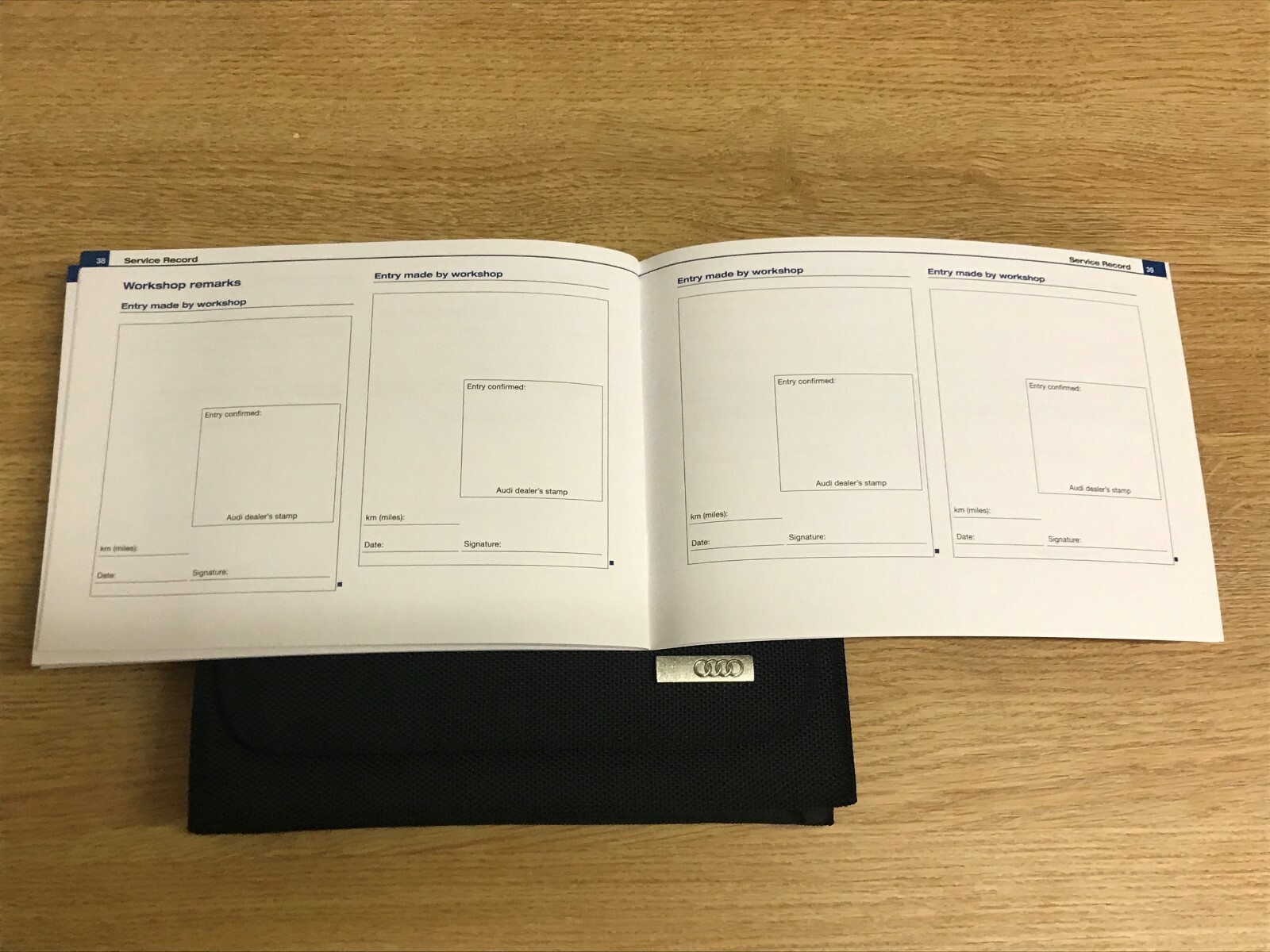 AUDI SERVICE BOOK GENUINE BRAND NEW FOR ALL MODELS PETROL AND DIESEL A3 ...