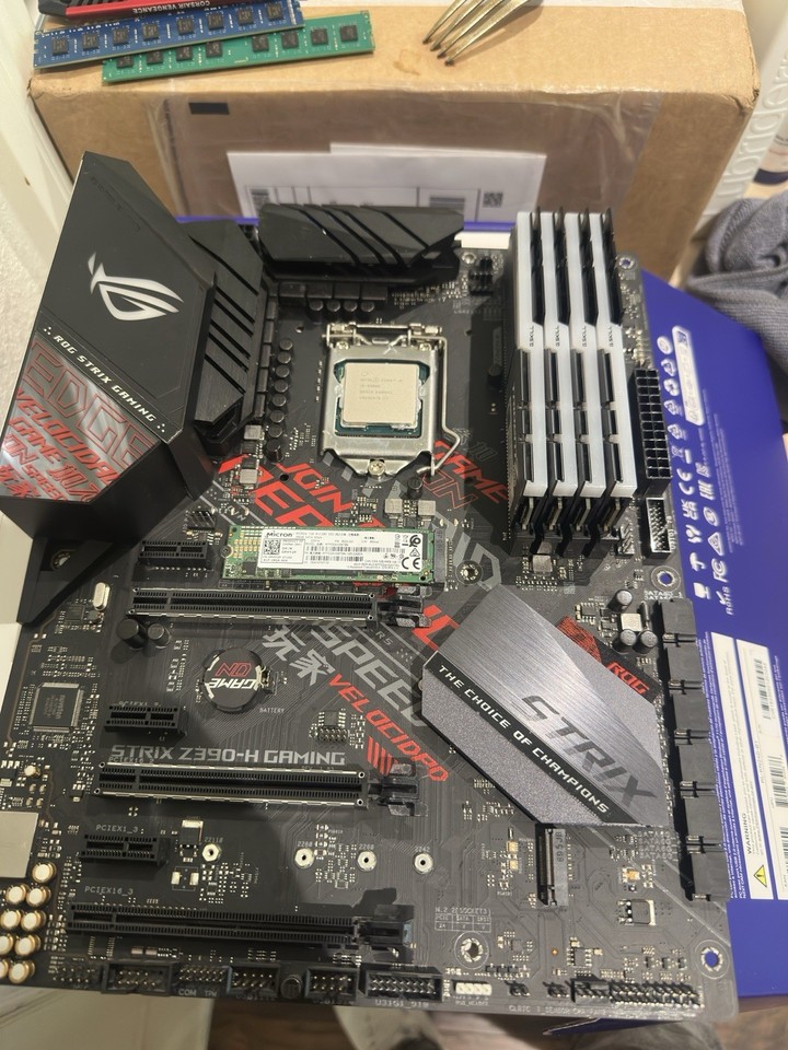 I9900k Motherboard and Ram 32 Gb Ram Working Great Condition | eBay