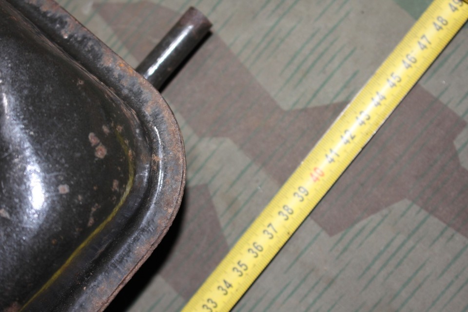 ORIGINAL WW2 GERMAN WEHRMACHT ENAMEL WATER RESERVOIR CANISTER OST FRONT ...