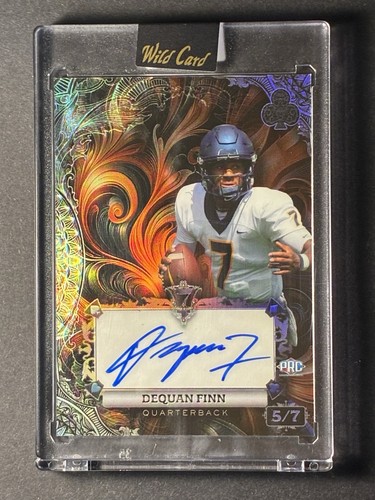 2024 Wild Card 7 Card Studs Dequan Finn 5/7 Auto! | eBay