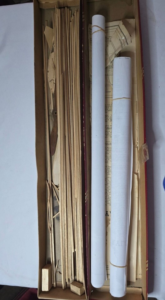 For Parts Only Vintage Taylor Cub Wooden Model Airplane Kit By Megow | eBay