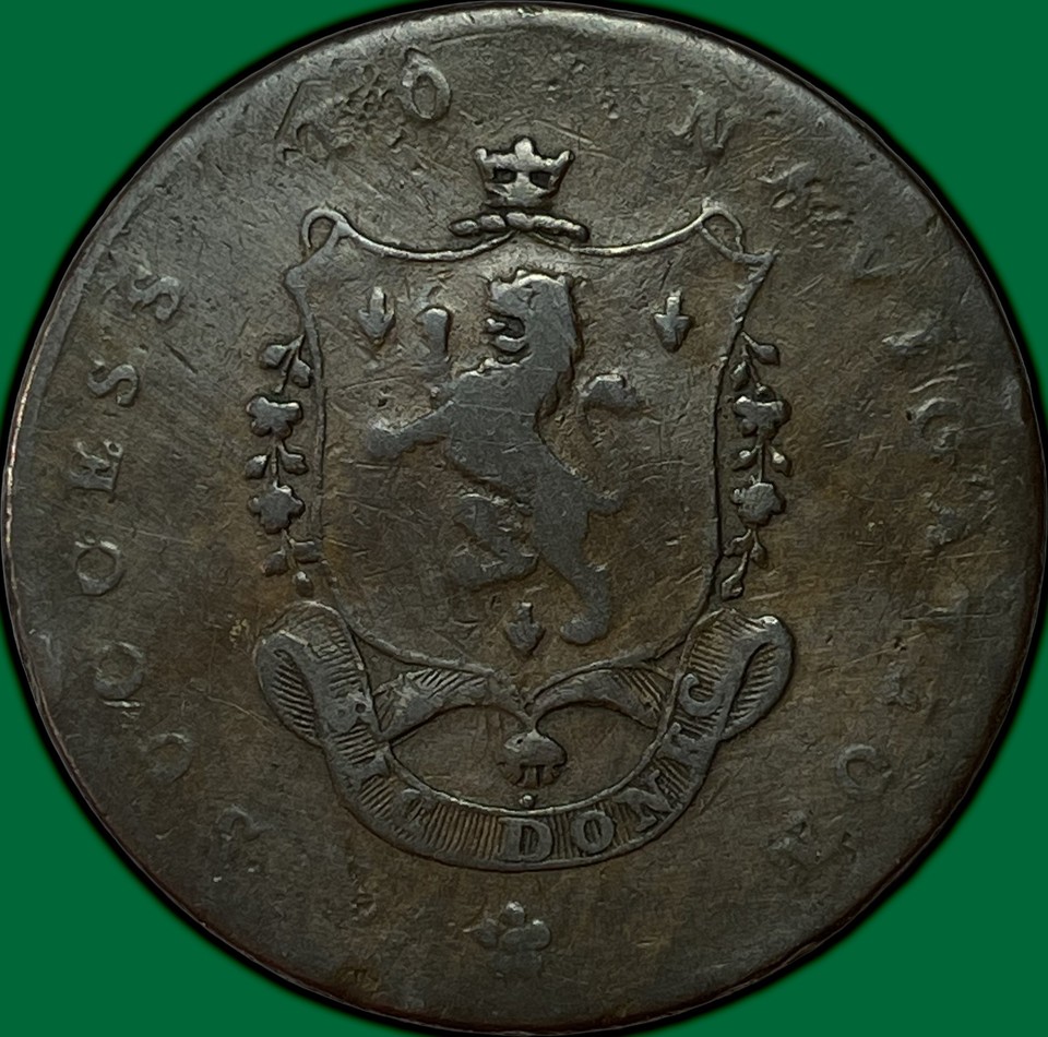 1793 Lancashire Manchester Halfpenny Conder Token Very Fine VF Coin ...