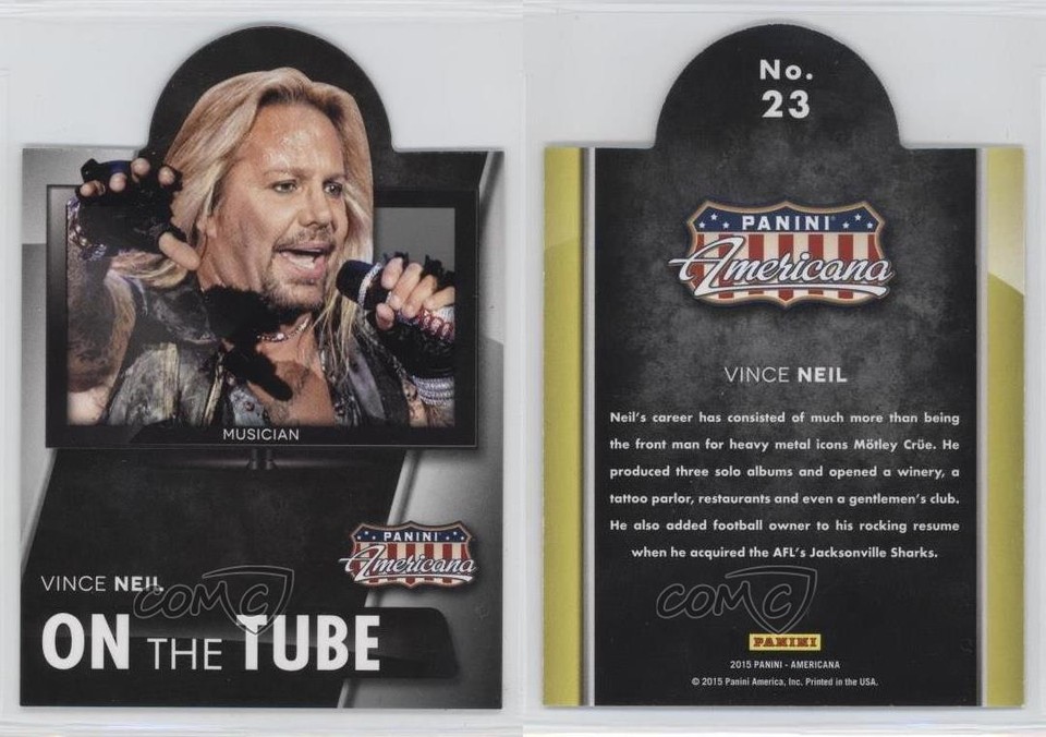 2015 Panini Americana On the Tube: Modern Vince Neil #23 7p4 | eBay