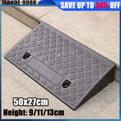 50cm Heavy Duty Rubber Kerb Ramps for HGV Caravans Lorry Car Truck ...