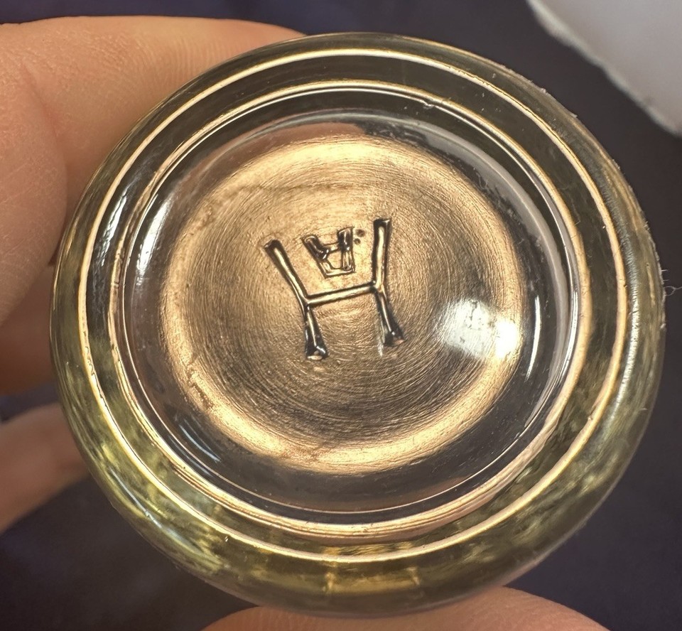 4 Four Vtg Hazel Atlas Moderntone Clear Depression Juice Shot Glasses 3 ...