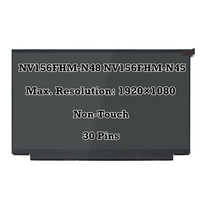 15.6'' Compatible NV156FHM-N48 NV156FHM-N45 FHD IPS LCD Screen LED ...