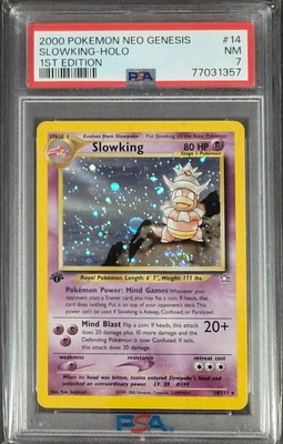 Slowking 14/111 Neo Genesis Holo Swirl 1st Edition Wotc Vintage Pokemon ...