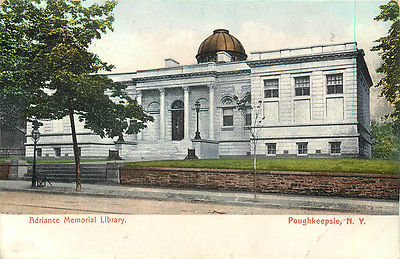 POUGHKEEPSIE NY ADRIANCE MEMORIAL LIBRARY PRE-07 P/C | eBay
