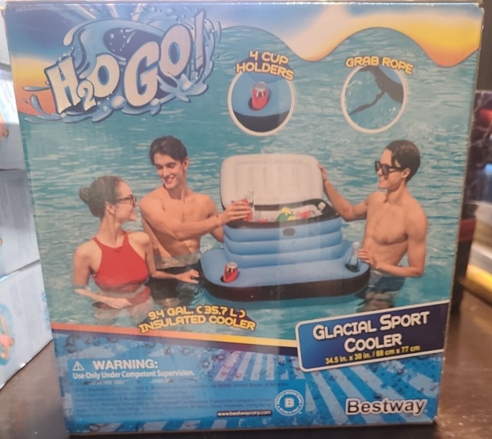 H2O Go! Glacial Sport Cooler, Blue NEW | eBay