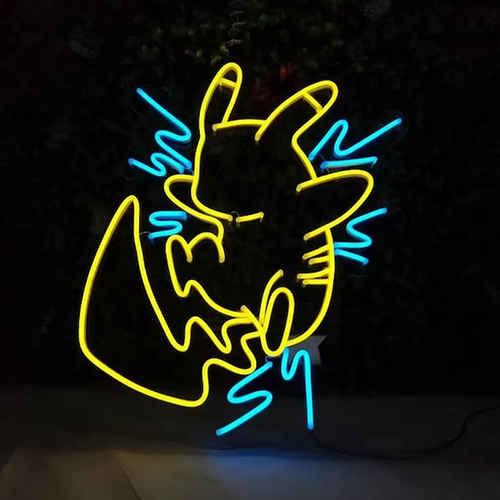 ANIME NEON LIGHTS LED SIGN RAVE Decor Gift HOME BAR PARTY CREATIVE PIKA ...