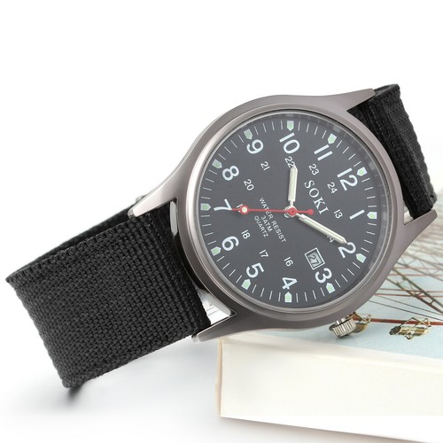 INFANTRY Men's Military Army Sports Quartz Date Display Wrist Watch ...