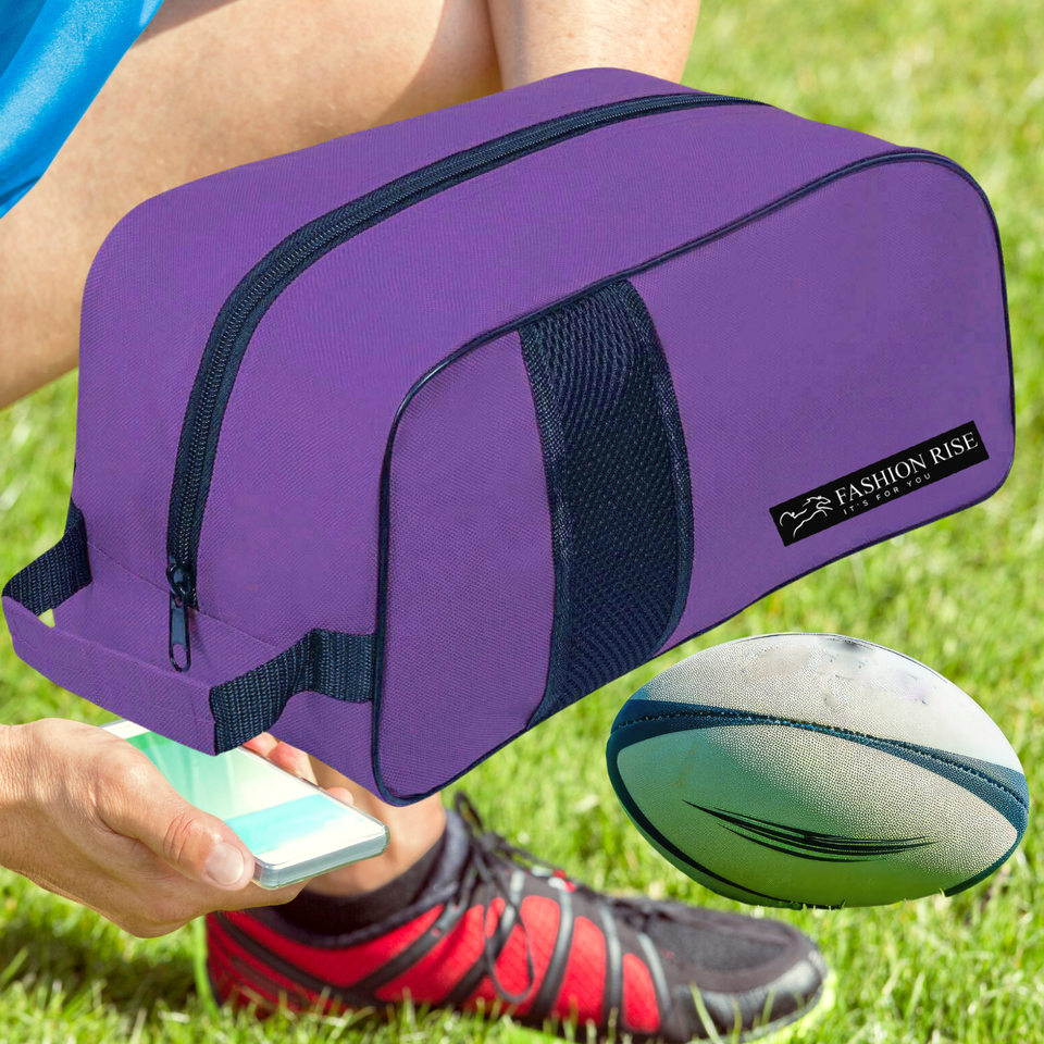 Waterproof Boot Shoe Bag Football Cricket Rugby Toiletry Sport School ...