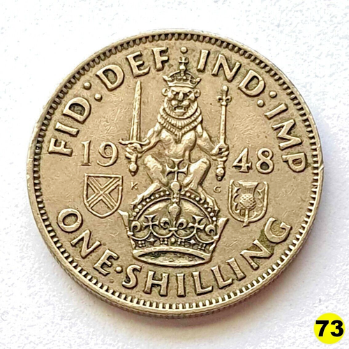 1948 Georgivs VI D:G:BR:OMN:REX One Schilling FID:DEF:IND:IMP | eBay