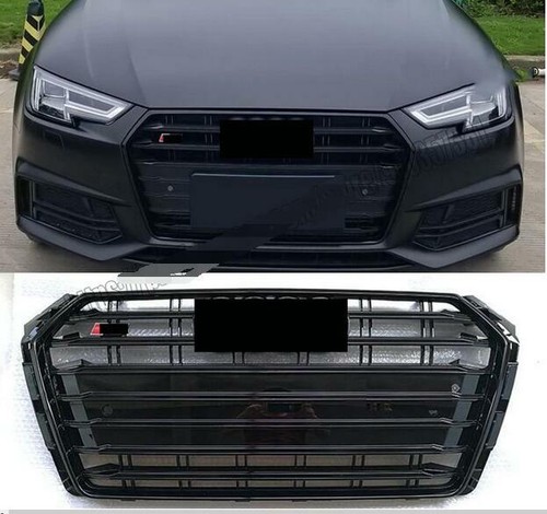 For 2017-2019 Audi A4 S4 B9 Black Front Bumper Mesh Grille Grill | eBay