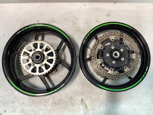2023 13-23 KAWASAKI NINJA ZX6R ZX636 ZX 636 FRONT REAR WHEELS RIMS ...