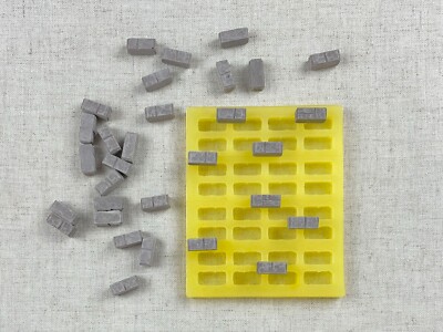 Silicone Mold Mini Bricks Miniature accessories School project Concrete ...