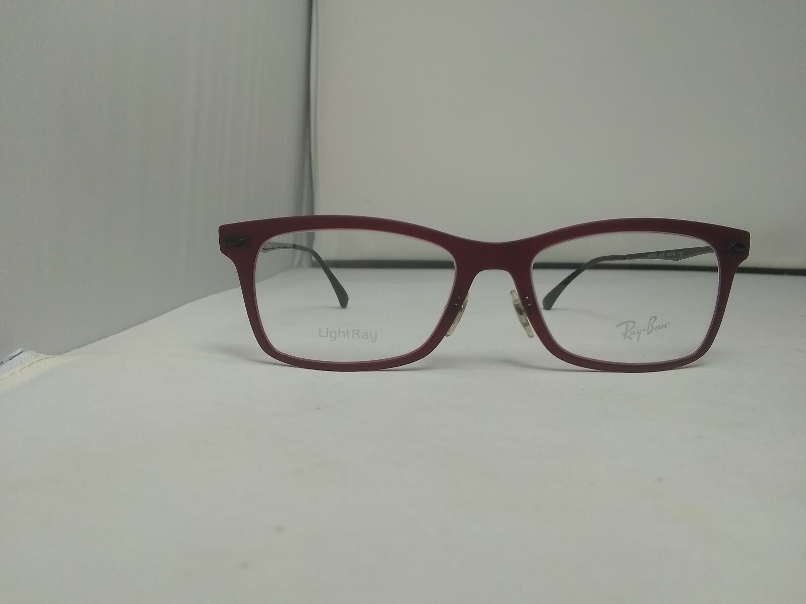 RAY BAN LIGHT RAY RB 7039 5456 MATTE DARK RED 53-18-140 ITALY MADE W ...