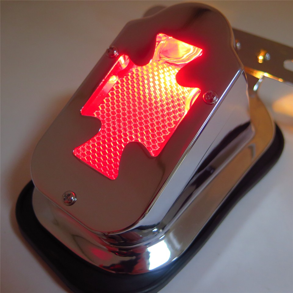 Maltese Cross Tail Light for Harley Tail Light Metal Cross Brake Light ...