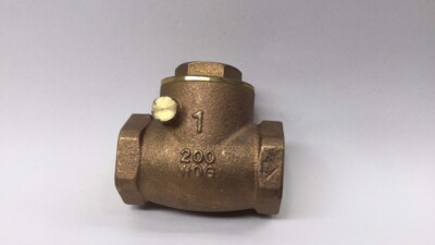 Nibco TI3-1" Swing Check Valve ANSI/NSF 61-8 1" NPT 200W0G TI31 | eBay