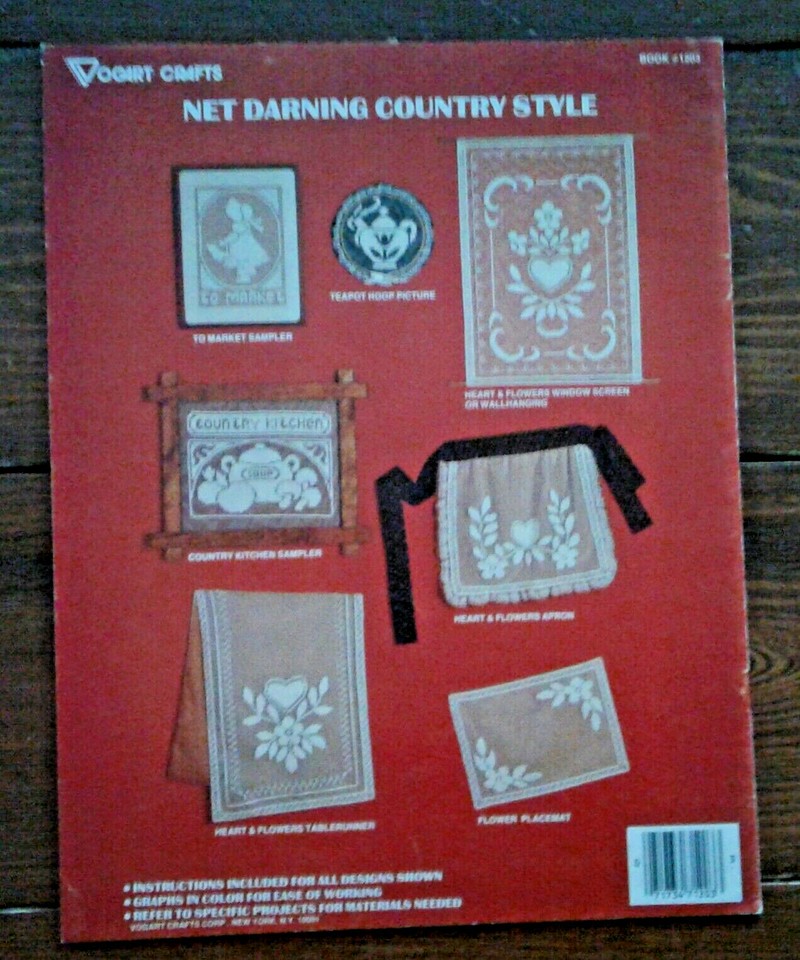 Net Darning Country Style Craft Booklet--create something you'll love ...