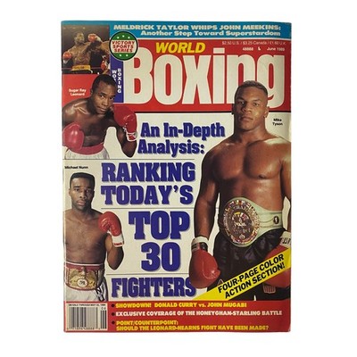 World Boxing Magazine June 1989 Mike Tyson, Michael Nunn No Label VG | eBay