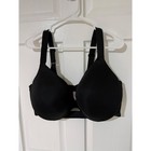 Cacique 46DDD Black Full Coverage Lace Trim Underwire Bra Plus | eBay