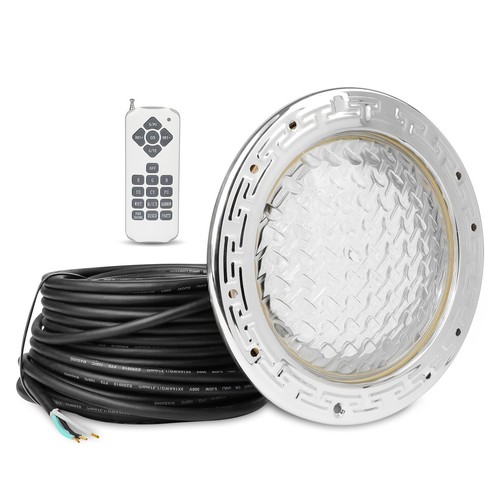 10 Inch Pool Lights for Inground Pool, AC 120V Led Pool Lights with 50 ...
