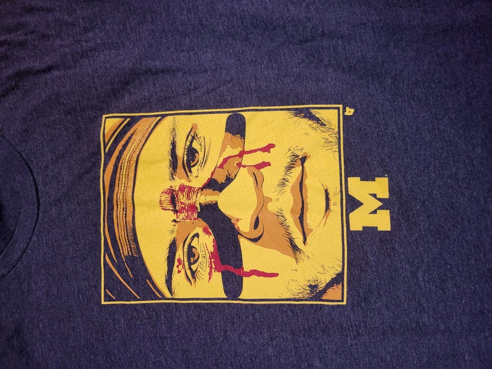 Mens Blake Corum Michigan Wolverines Game Face Shirt Size Large | eBay