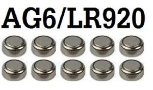 10 x 1.55V Button Coin Cell Watch Battery Batteries AG6 AG-6 LR920 LR69 ...
