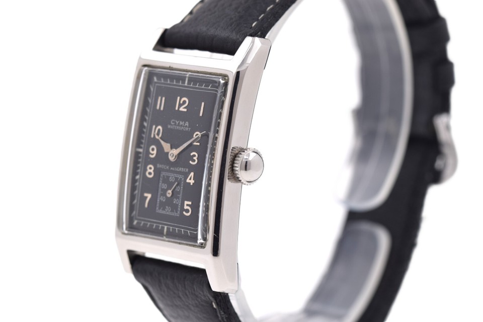 CYMA Watersport Rectangular Tank Ultra Rare Vintage Watch Caliber 364K ...