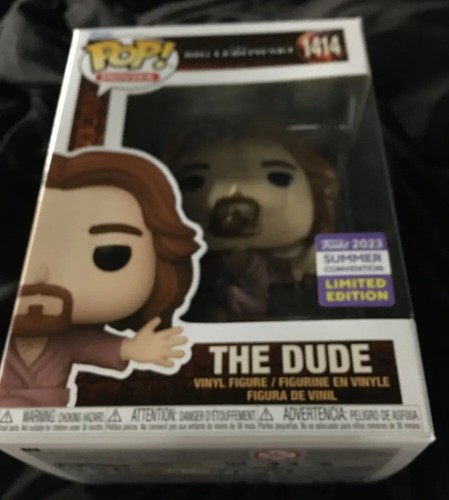 The Dude Big Lebowski Funko pop 1414 summer 2023 convention NEW NIB ...