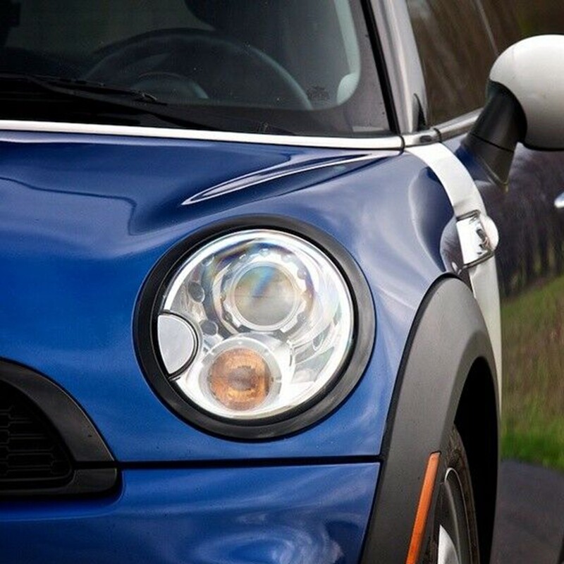 2pcs Headlight Trim Ring Bezel For Mini Cooper R55 R56 R57 R58 R59 ...