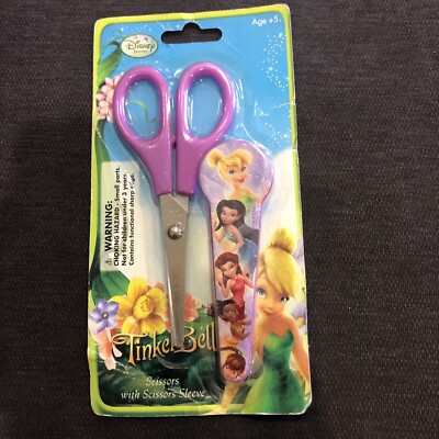 Disney Fairies Tinker Bell Scissor With Scissor Sleeve Set | eBay