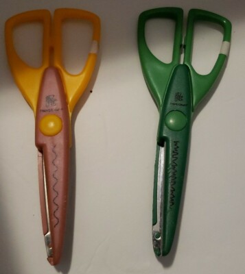 Provo Craft Paper Shapers Edgers Scissors Lot Of 2 | eBay