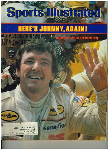 June 2 1980 issue of Sports Illustrated Johnny Rutherford Indy 500 ...