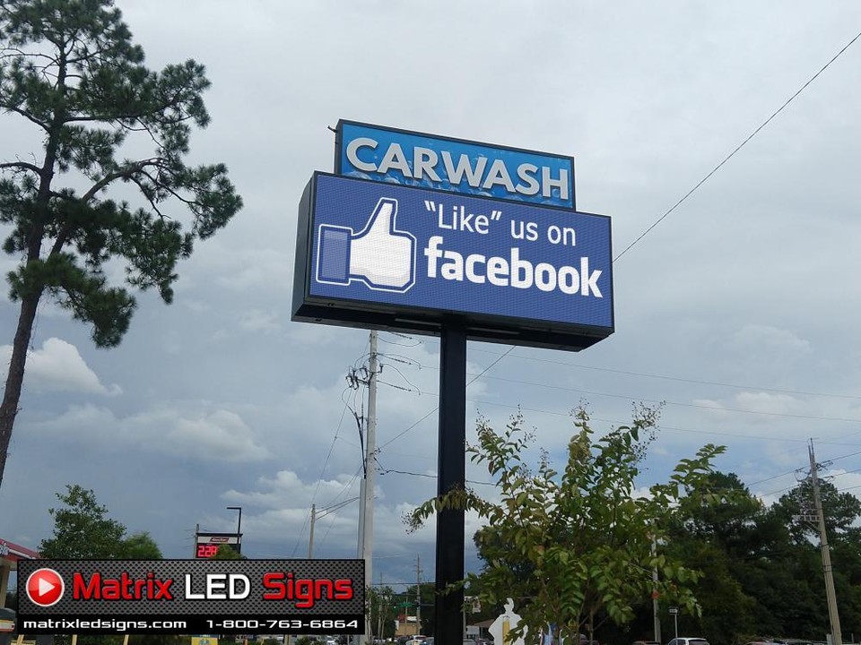 LED Sign Outdoor 2 Sided LED Programmable Message Center 2 Sided Church ...