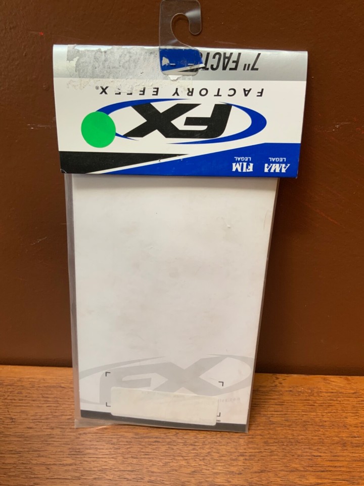 Factory Effex 7" Factory Numbers #8 White 3-Pack | eBay