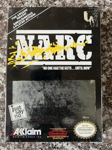 NES H-seam NARC Sealed Game | eBay