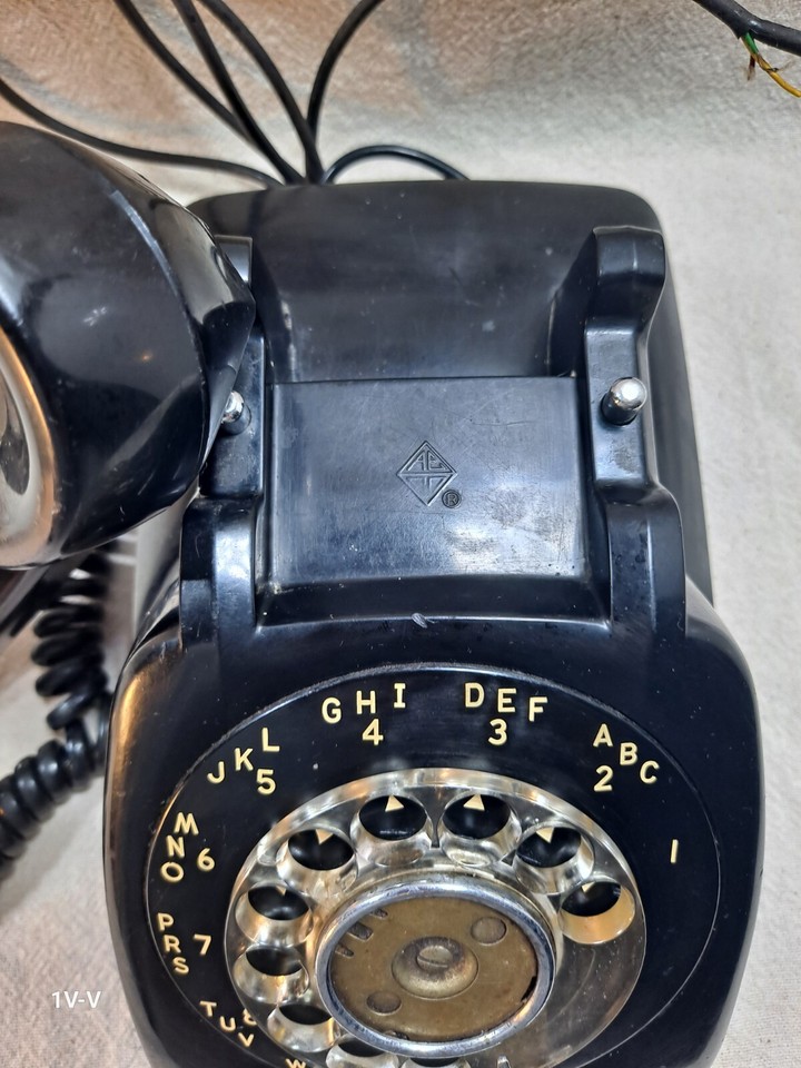 Vintage Phone 1963 Automatic Electric Monophone Blck Rotary Desk ...