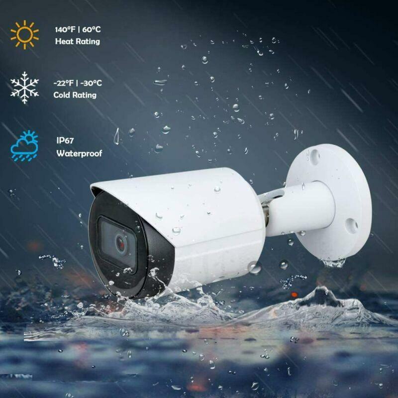 8MP 4K Starlight IR IP67 Bullet Security IP Camera 2.8/3.6mm IPC ...