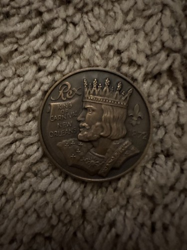 1974 Rex Antique Bronze Doubloon- Mardi Gras Krewe Favor | eBay