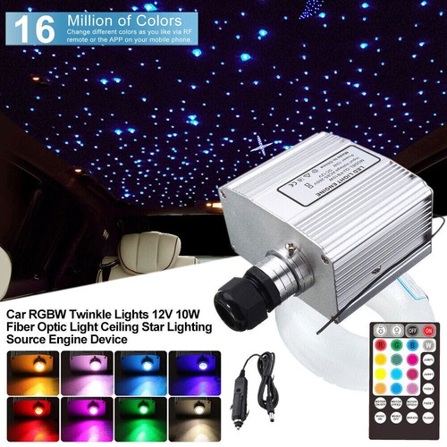 10W 12V RGBW TWINKLE LED Star Ceiling Meteor Light Fiber Optic Light ...
