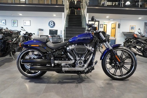 Harley Davidson FXBRS Breakout 114, 2020, Blue with just 1miles | eBay UK