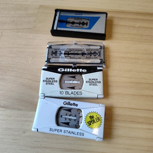 Vintage Razor Blades, SAFE-T-GUARD, Gillette, Schick Plus Platinum Philip Morris | eBay