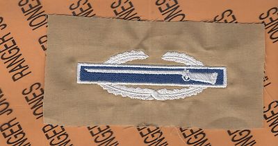 US Army CIB Combat Infantryman's Badge Blue / Tan qualification patch ...