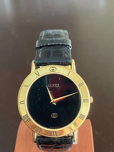 VINTAGE MEN'S QUARTZ GUCCI 3000M WRIST WATCH, EXCELLENT CONDITION ...