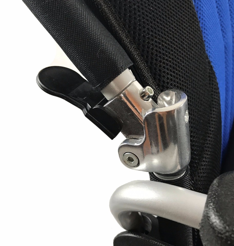 Aluminium Folding Wheelchair Self Propelled Lightweight Transit Hand ...