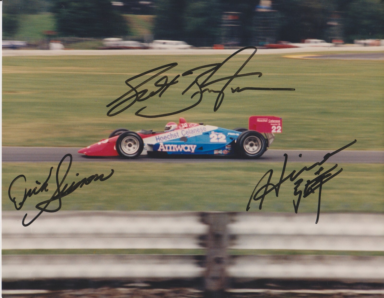Indianapolis 500 driver SCOTT BRAYTON & DICK SIMON Signed 8X10 Indy ...