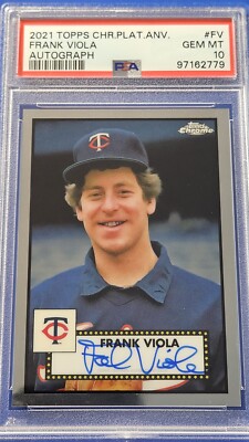 Frank Viola - 2021 Topps Platinum Anniversary Autograph PSA 10 | eBay
